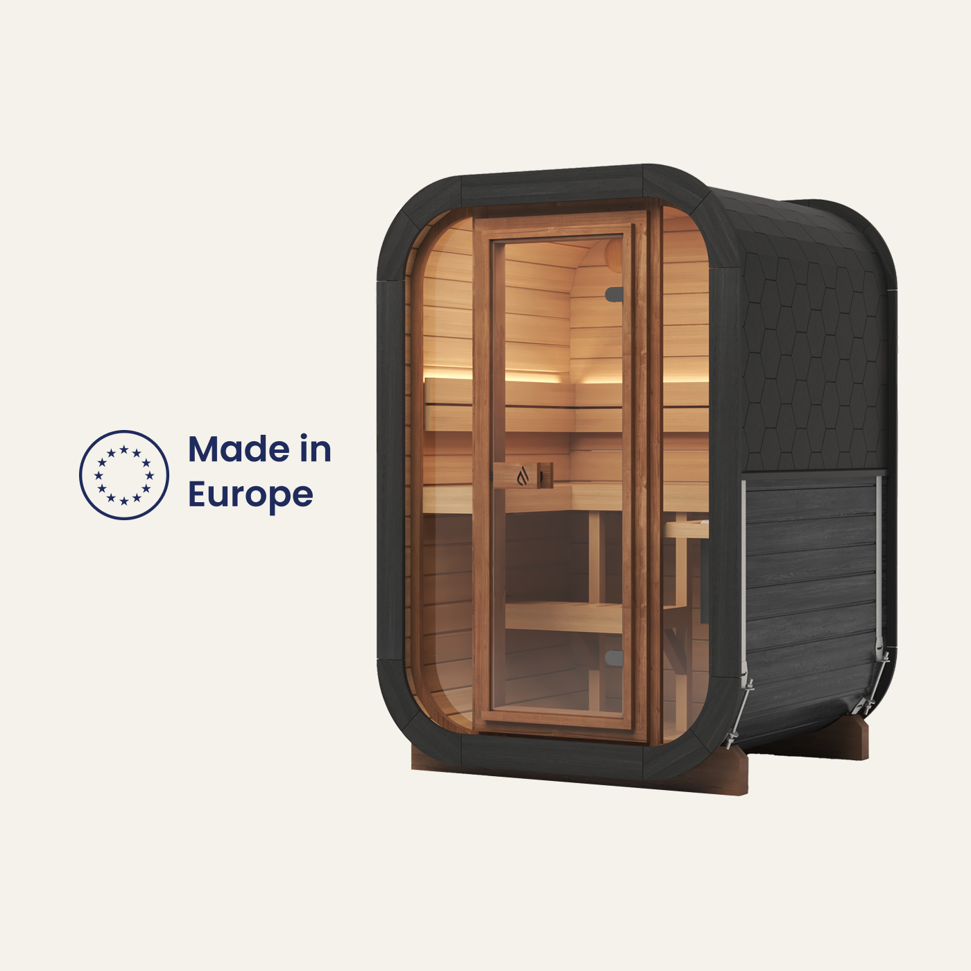 PlusLife Outdoor Mini Traditional Sauna 2.0 – PlusLife Health